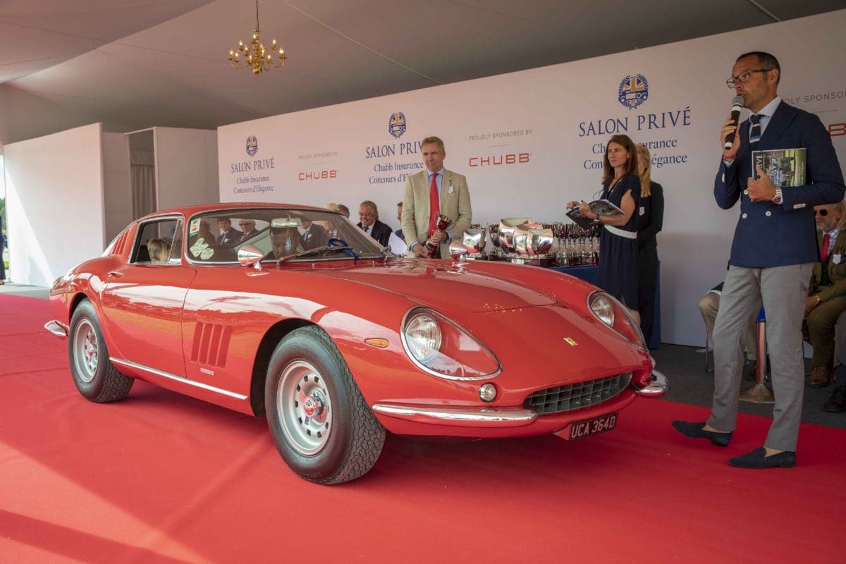Ferrari Wins 10 Awards at the 2018 Salon Privé Concours D'Elegance - My ...